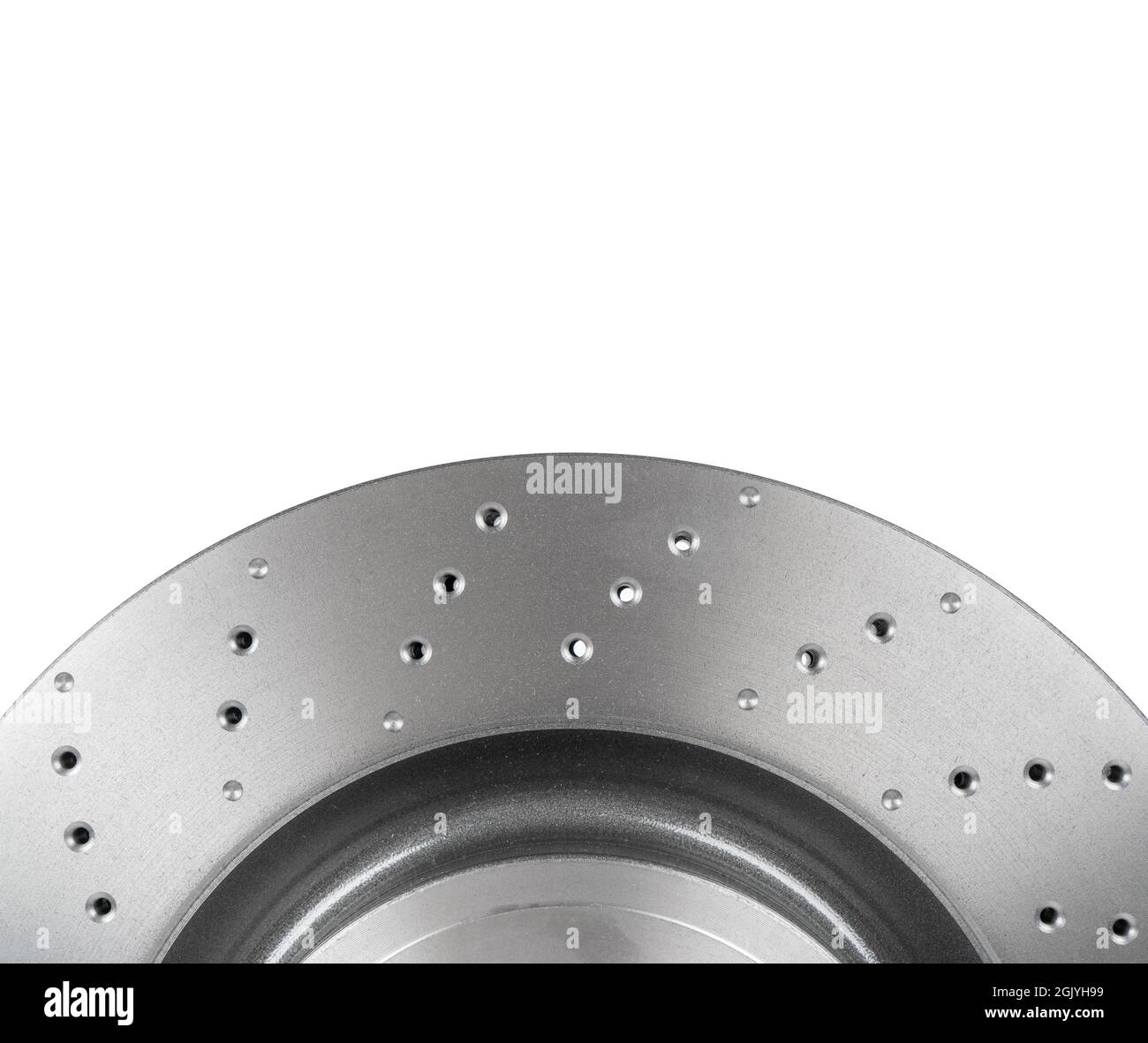 Car brake disc isolated on white background. Auto spare parts ...