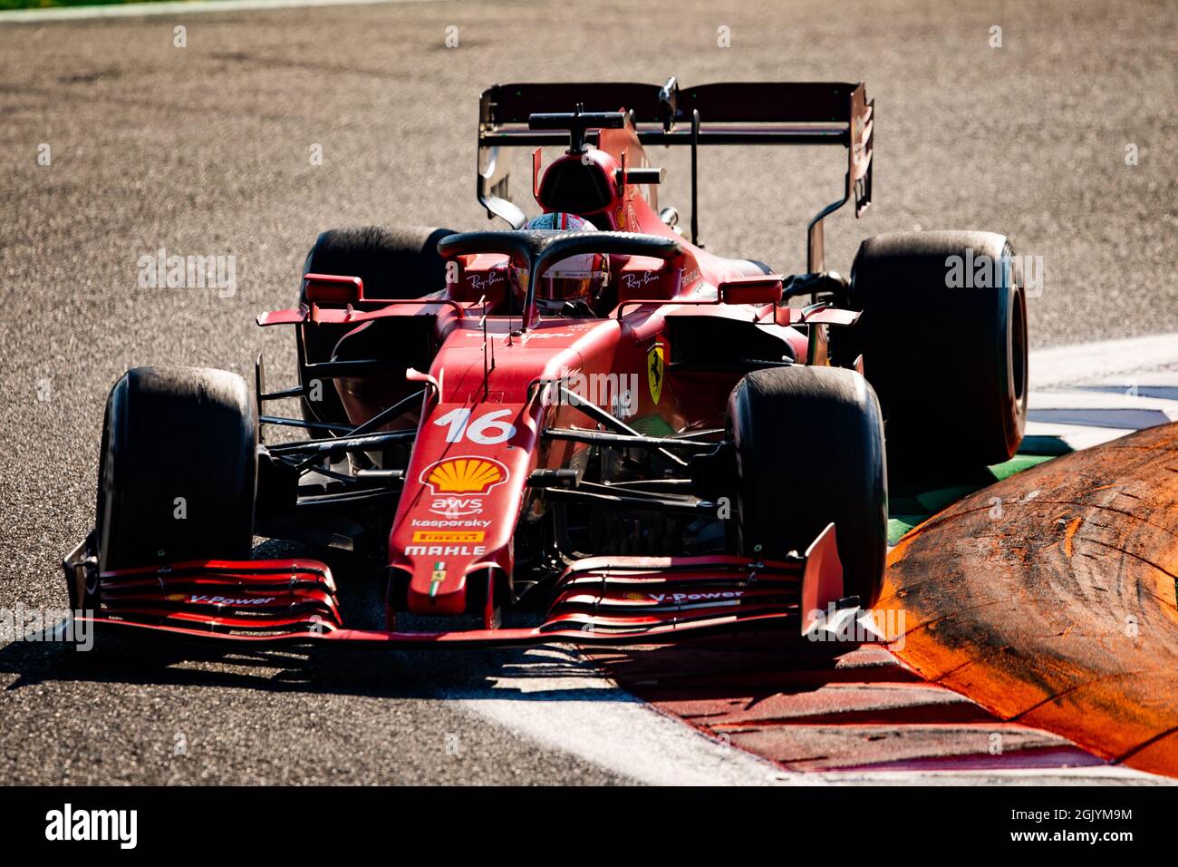 16 LECLERC Charles (mco), Scuderia Ferrari SF21, action during the Formula 1 Heineken Gran ...