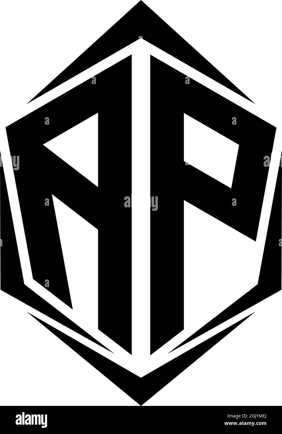 Initial AP logo design, Initial AP logo design with Shield style, Logo ...