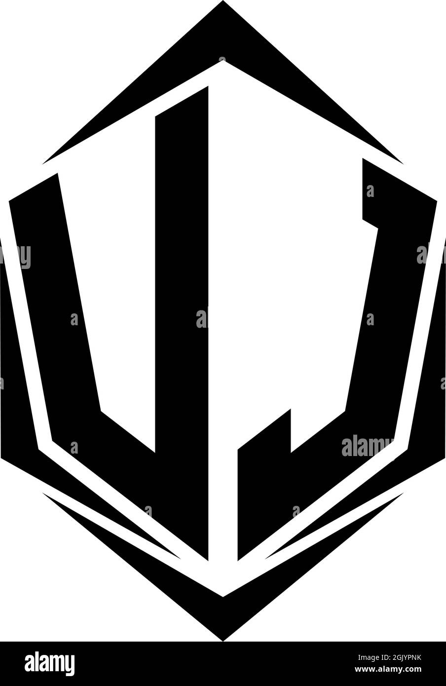 Initial VJ logo design with Shield style, Logo business branding Stock Vector Image & Art - Alamy