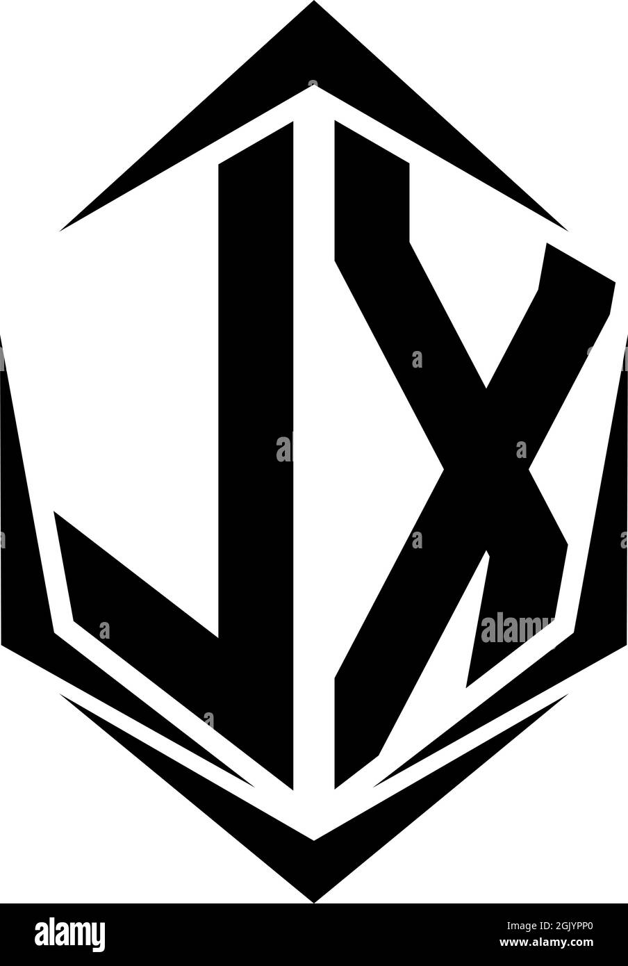 Initial LX logo design with Shield style, Logo business branding Stock ...