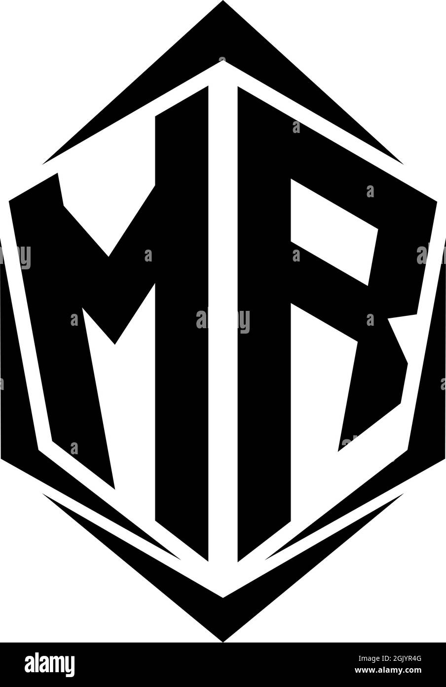 Initial MR logo design with Shield style, Logo business branding Stock Vector Image & Art - Alamy