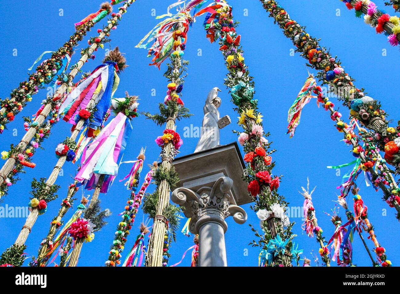 Easter Palm Contest in Lipnica Murowana, Poland. Annual event of Palm ...