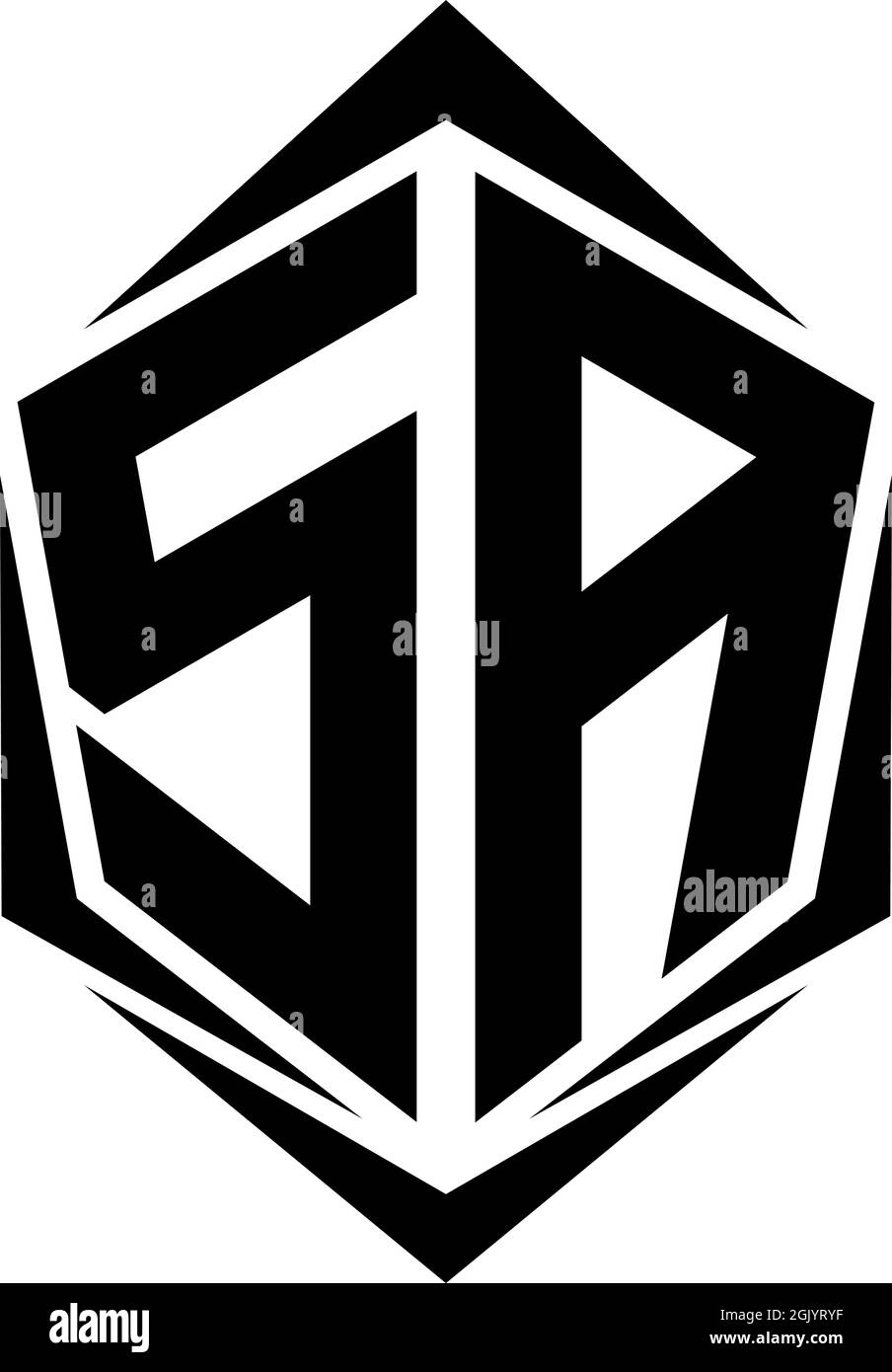 Initial SA logo design with Shield style, Logo business branding Stock ...