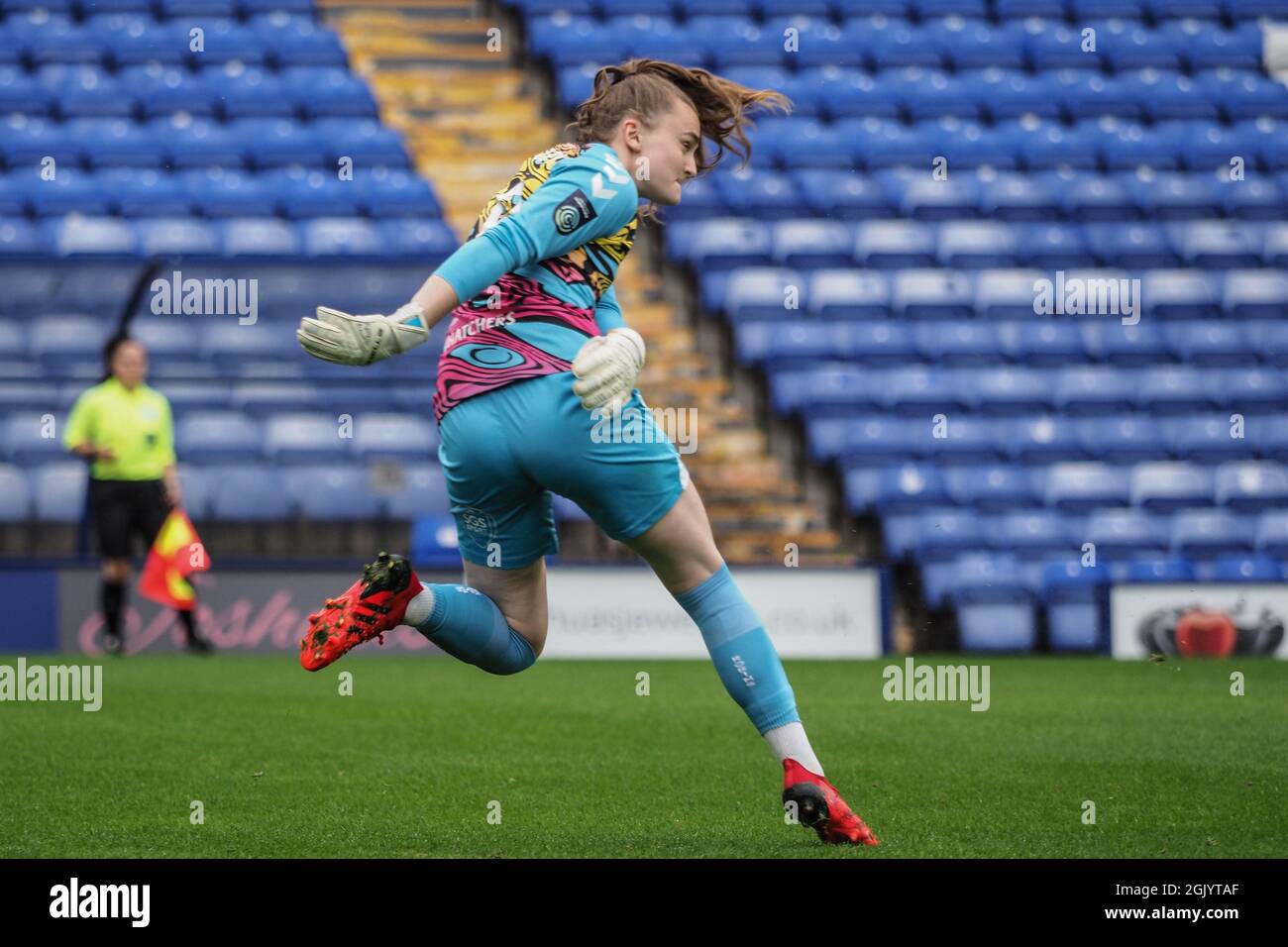 Liverpool, UK. 12th Sep, 2021. Fran Bentley (26 Bristol City) in action ...