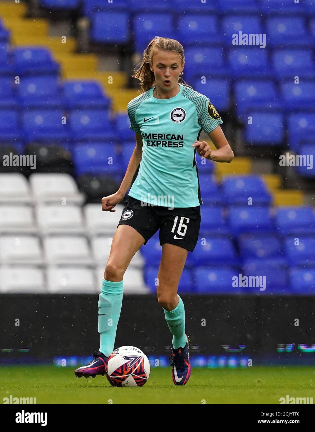Brighton and Hove Albion's Ellie Brazil during the FA Women's Super ...