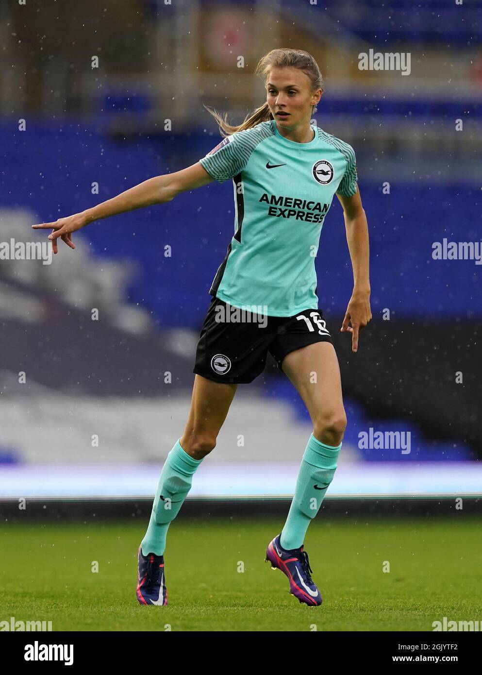 Brighton and Hove Albion's Ellie Brazil during the FA Women's Super ...