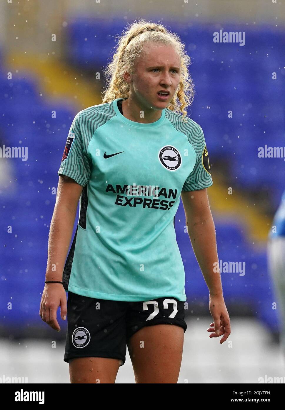 Brighton and Hove Albion's Katie Robinson during the FA Women's Super ...