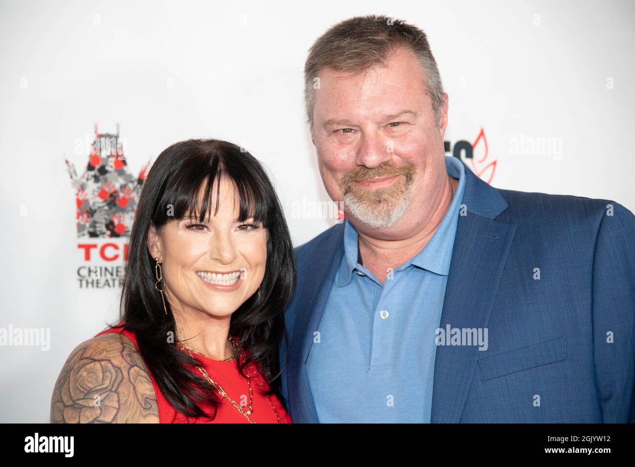 Los Angeles, USA. 11th Sep 2021. Trina Gardinier, Andrew Gardinier ...