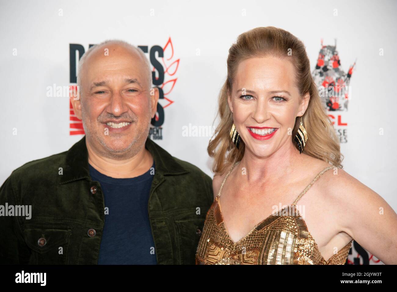 Los Angeles, USA. 11th Sep 2021. Jon Sherman, Amy Hargreaves attend ...