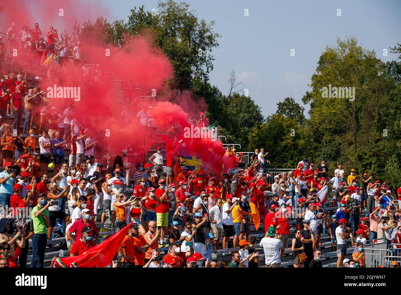 Tifosi fans grandstands, gradins, during the Formula 1 Heineken Gran ...