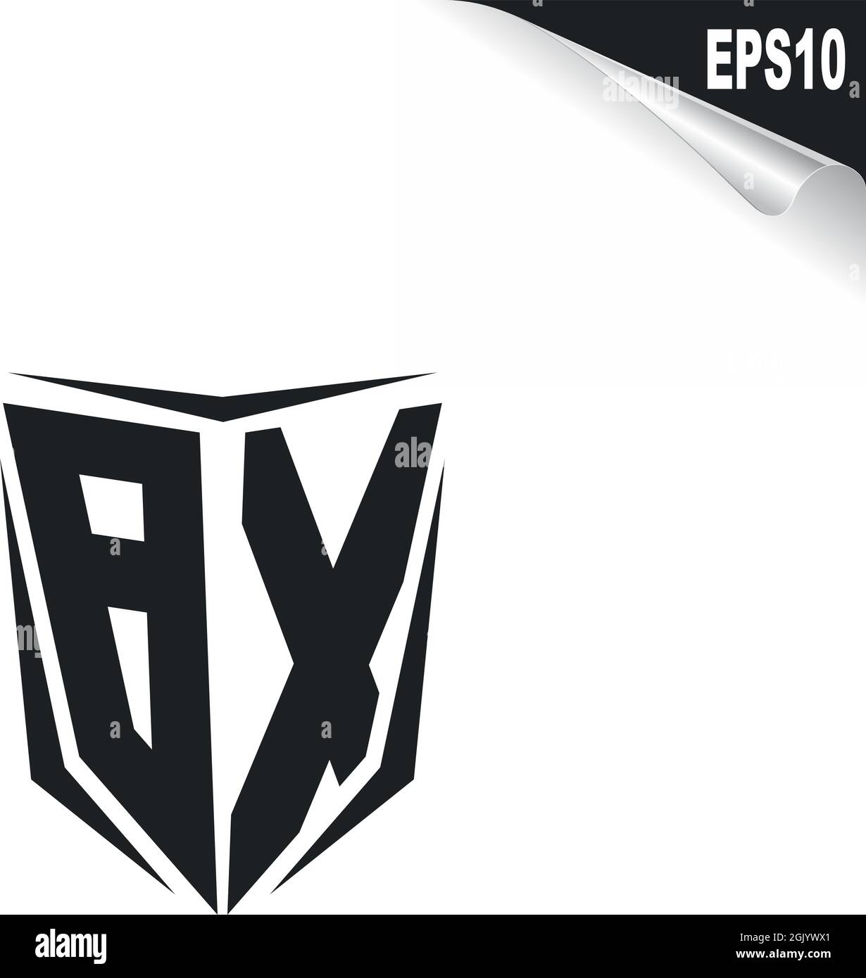 Bx logo design hi-res stock photography and images - Alamy