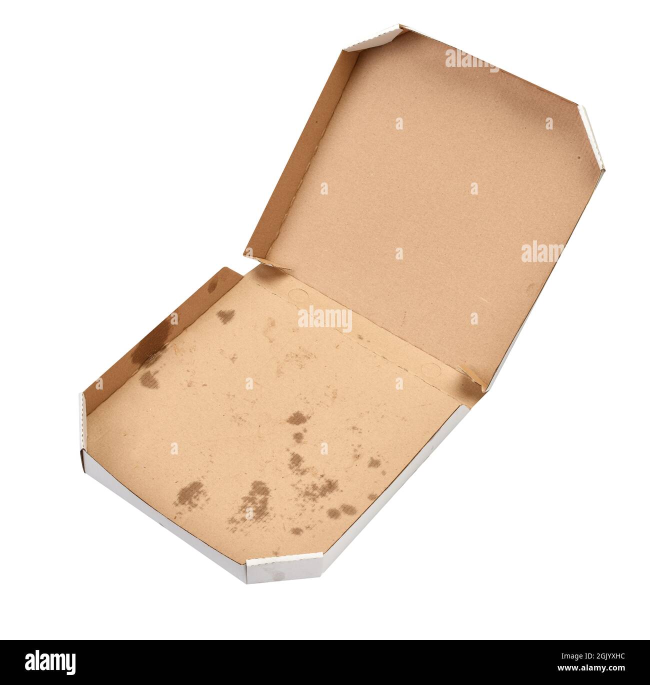 pizza box food cardboard delivery package meal dinner lunch Stock Photo ...