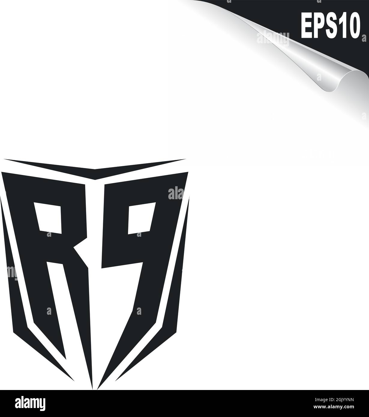 Initial RP logo design with Shield style, Logo business branding Stock Vector Image & Art - Alamy