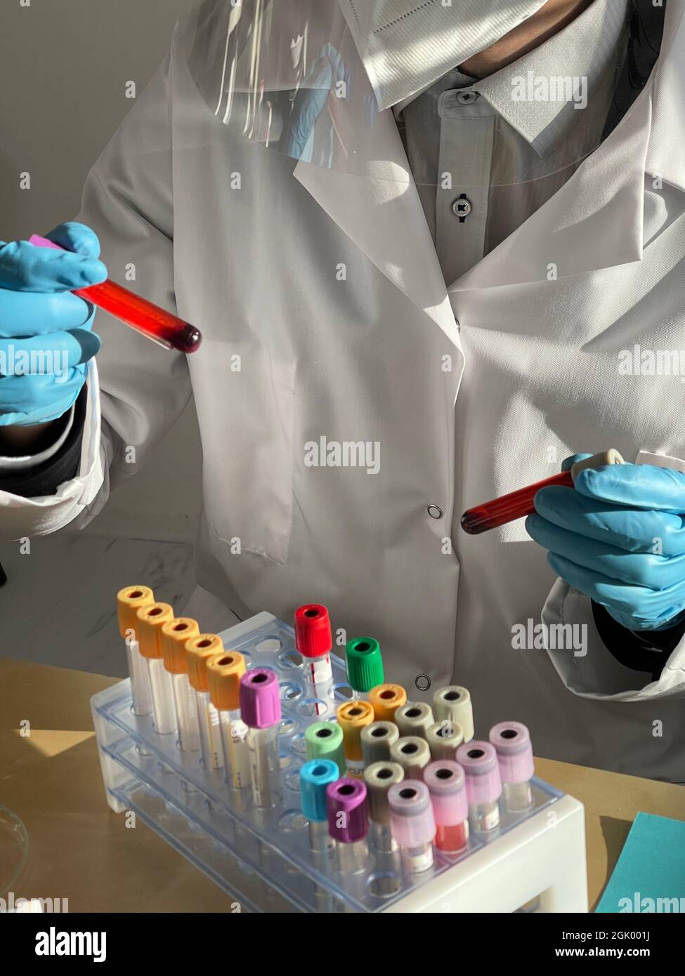 Carrying out experiments hi-res stock photography and images - Alamy