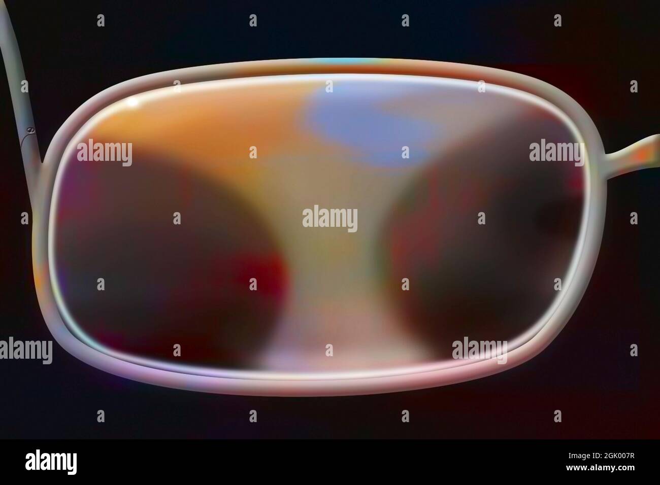 Progressive lens for the correction of presbyopia Stock Photo - Alamy