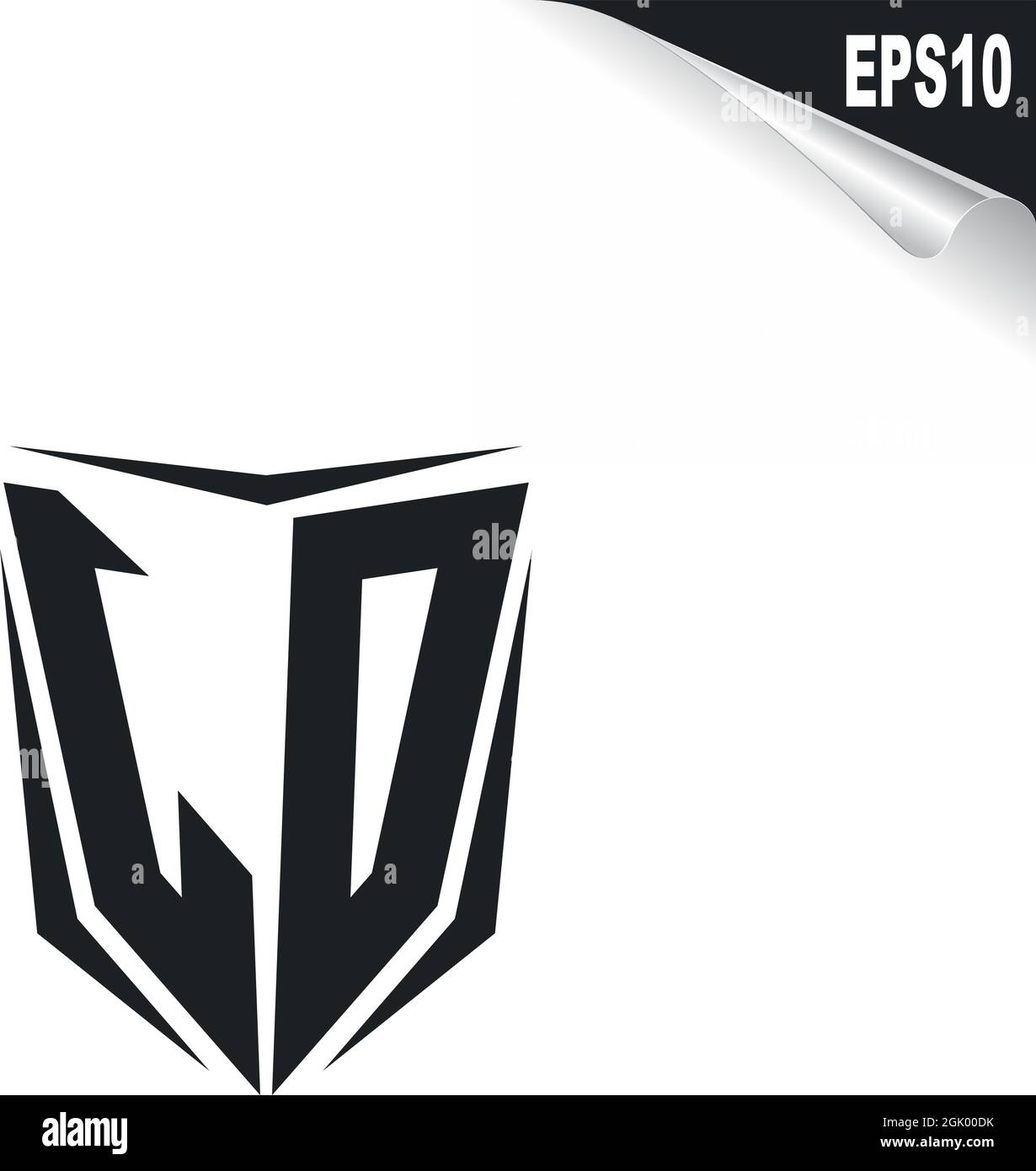 Initial JD logo design with Shield style, Logo business branding Stock ...