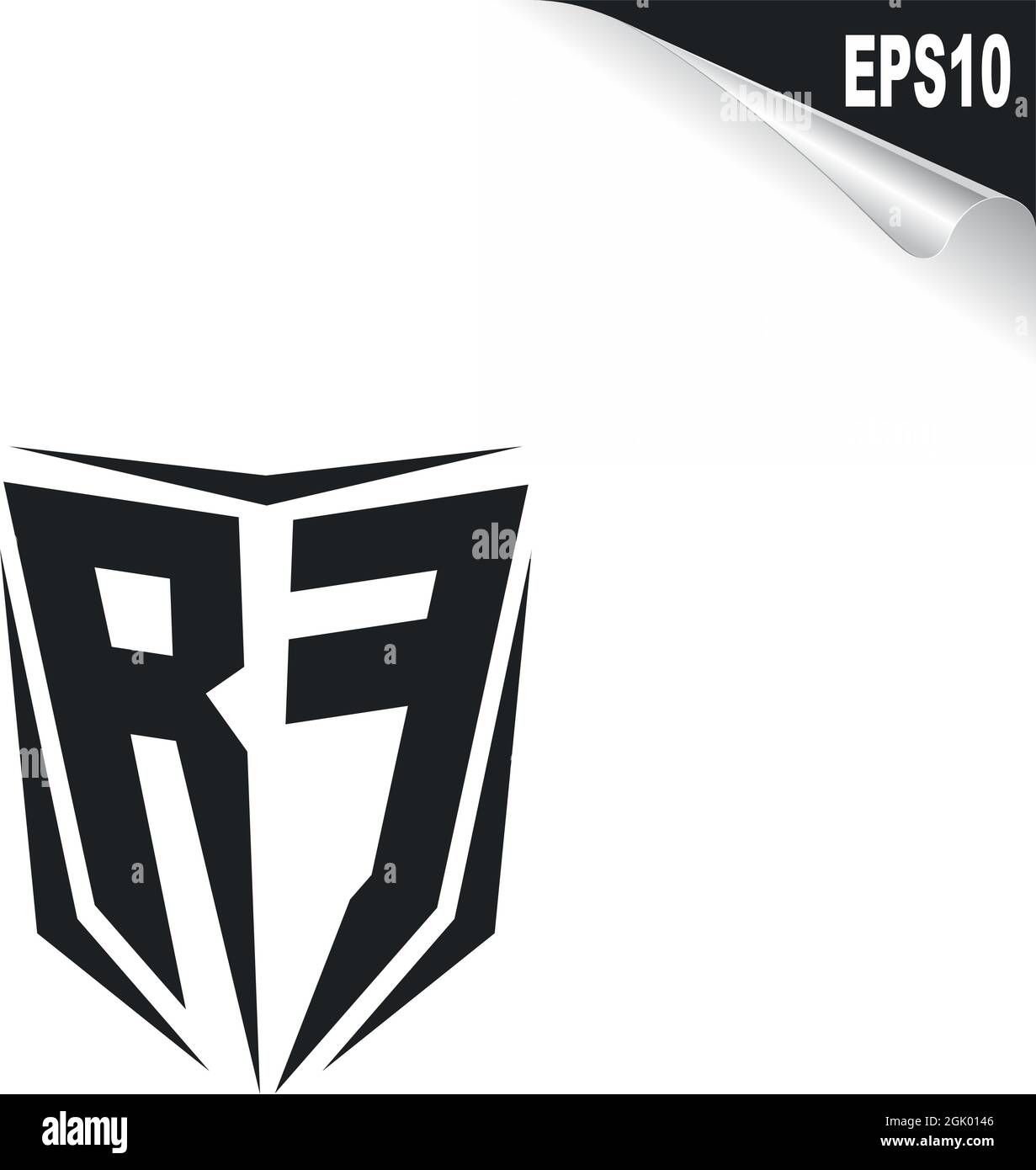 Initial RF logo design with Shield style, Logo business branding Stock Vector Image & Art - Alamy