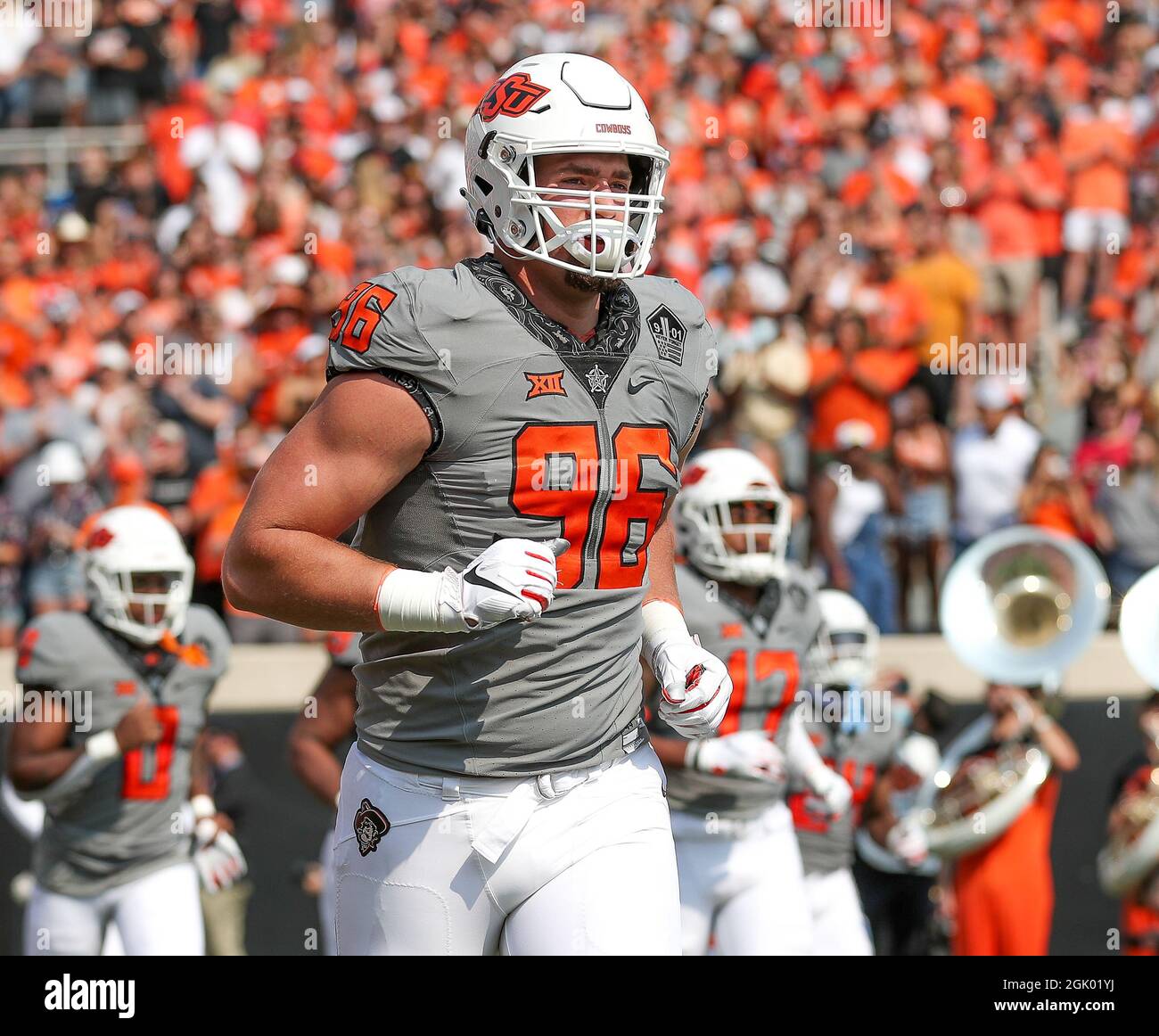 September 11, 2021: Oklahoma State defensive end Kody Walterscheid (96 ...