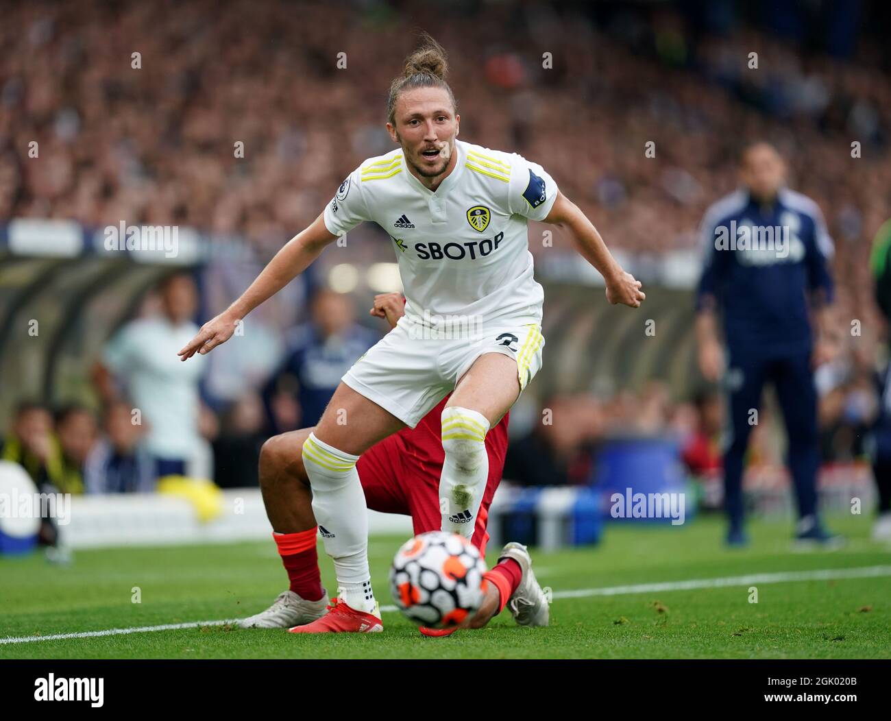 Leeds United's Luke Ayling during the Premier League match at Elland ...