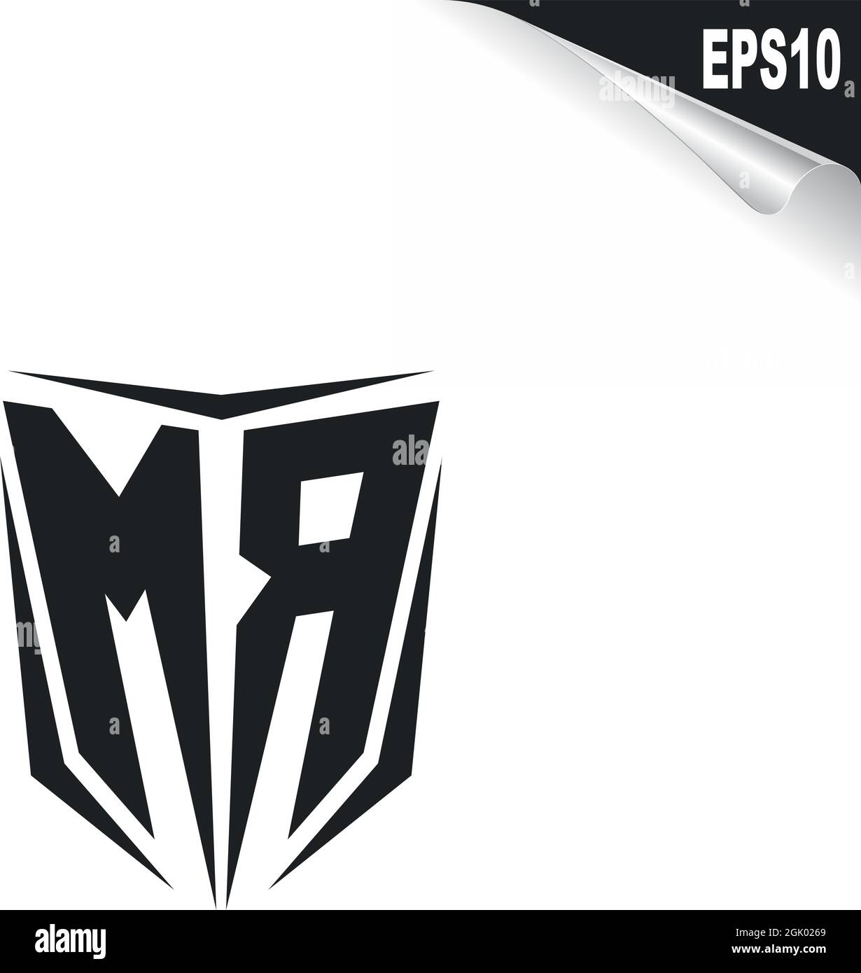 Initial MR logo design with Shield style, Logo business branding Stock Vector Image & Art - Alamy