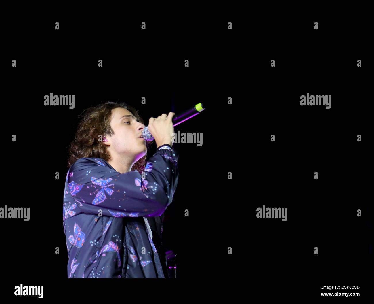 Vicenza, VI, Italy - September 7, 2021: SANGIOVANNI a famous young ...