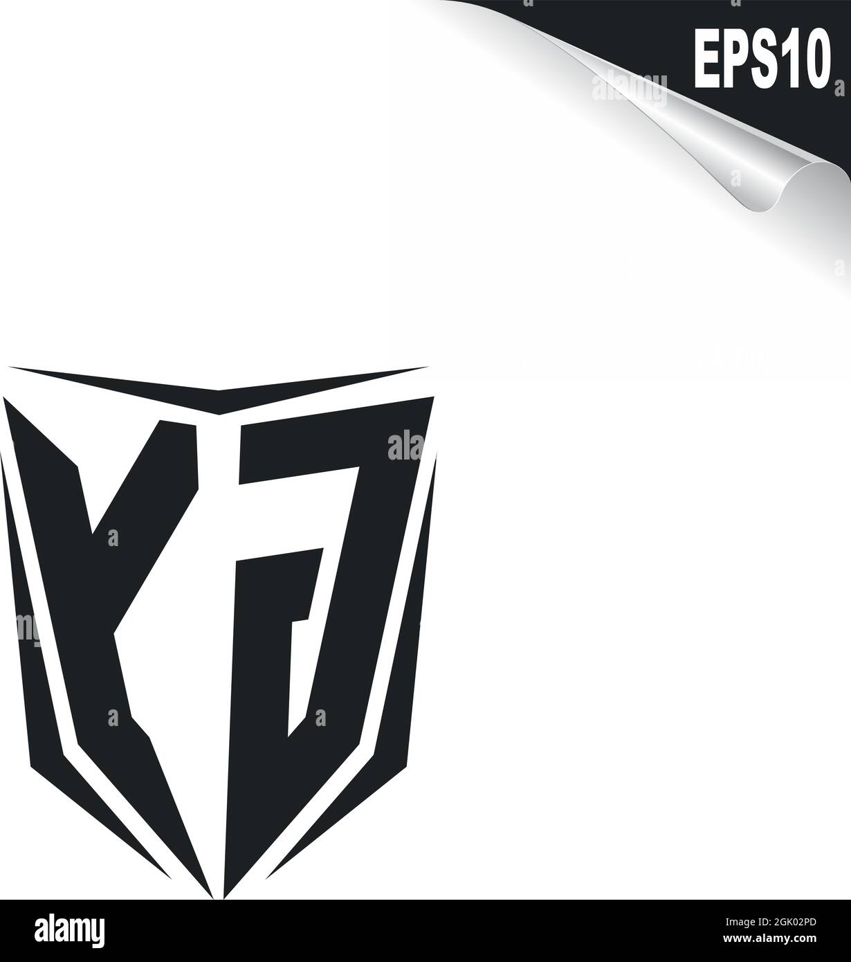 Initial YG logo design with Shield style, Logo business branding Stock ...