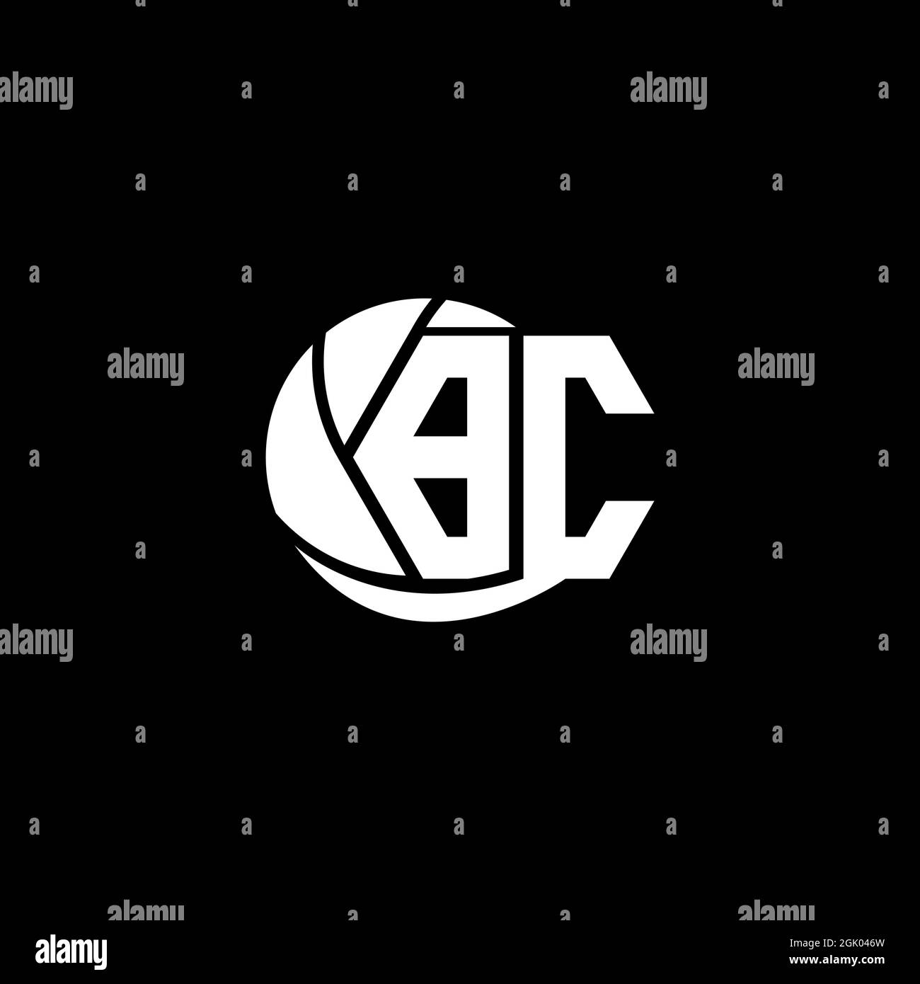Initial BC logo design Geometric and Circle style, Logo business ...