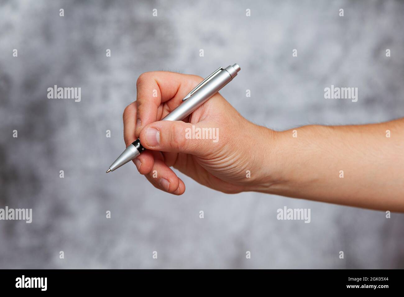 Left Hand Writing Position