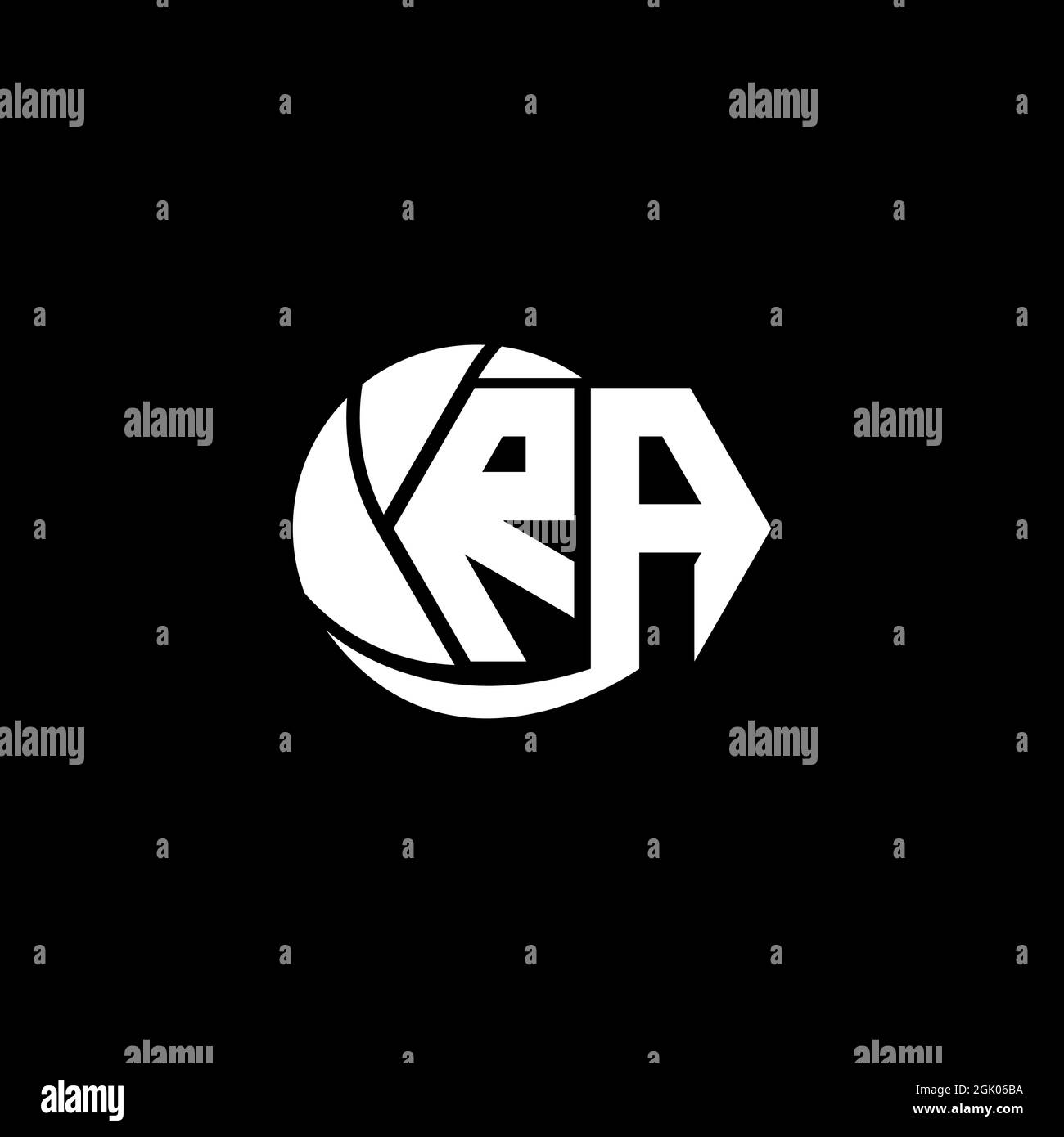 Initial RA logo design Geometric and Circle style, Logo business ...