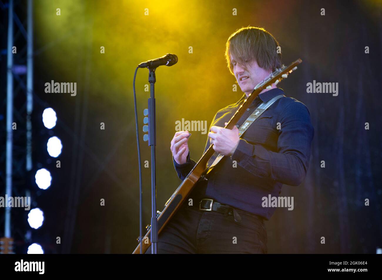 Glasgow, UK. 12th Sep, 2021. PICTURED: Tim Wheeler frontman, singer and ...