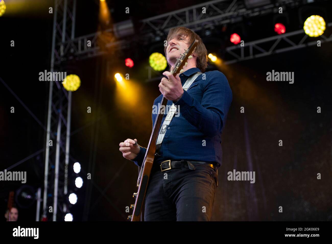 Glasgow, UK. 12th Sep, 2021. PICTURED: Tim Wheeler frontman, singer and ...