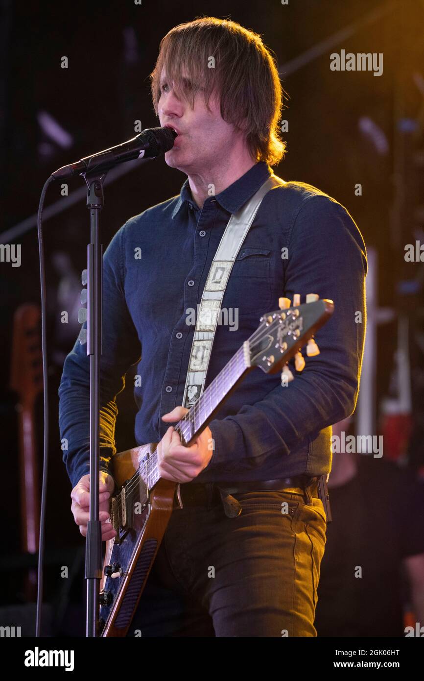 Glasgow, UK. 12th Sep, 2021. PICTURED: Tim Wheeler frontman, singer and ...