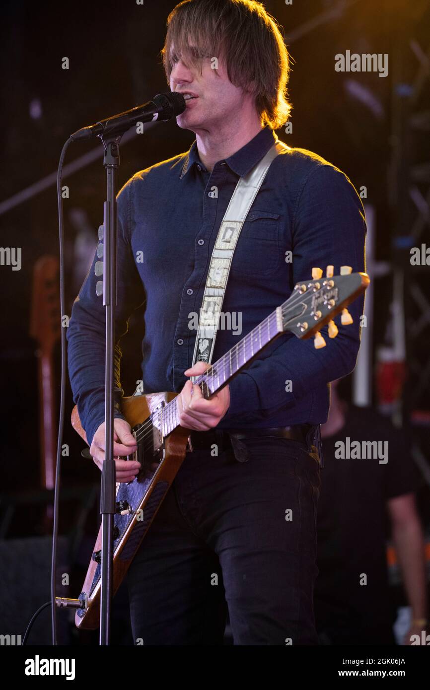 Glasgow, UK. 12th Sep, 2021. PICTURED: Tim Wheeler frontman, singer and ...