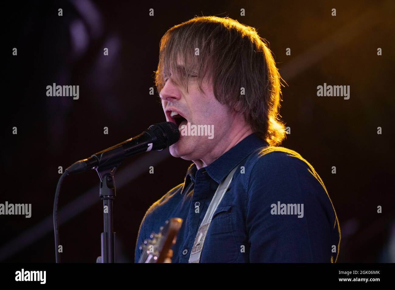 Glasgow, UK. 12th Sep, 2021. PICTURED: Tim Wheeler frontman, singer and ...