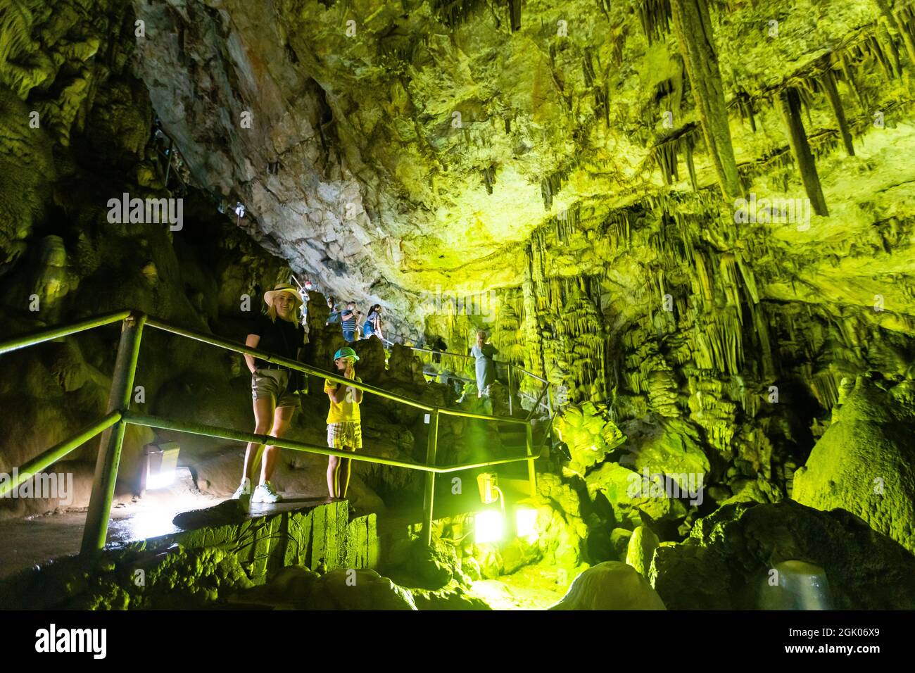 Ancient Minoan sacred Psychro cave where god Zeus was born. crete ...