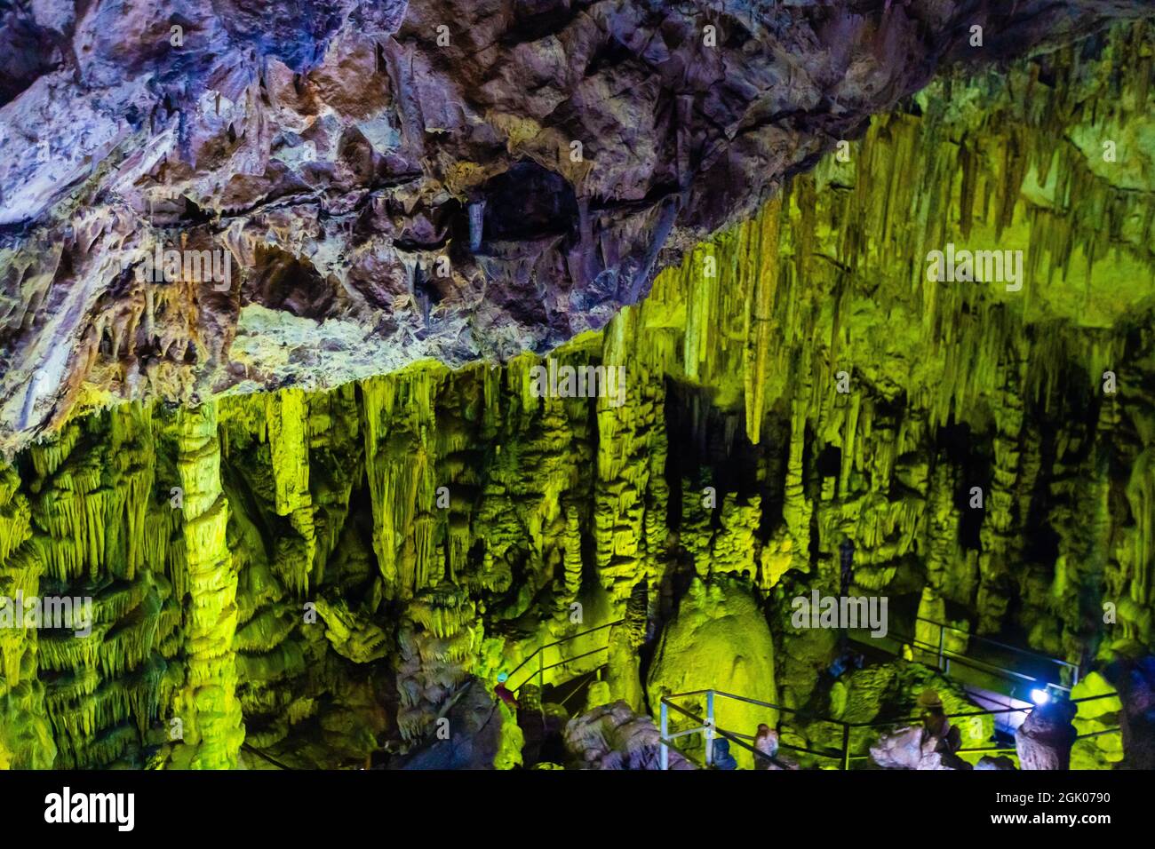 Ancient Minoan sacred Psychro cave where god Zeus was born. crete ...