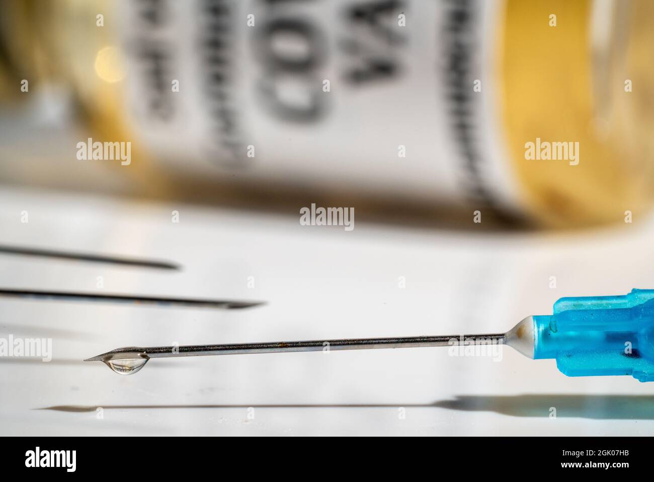 Concept for booster vaccination with three syringes with the third ...