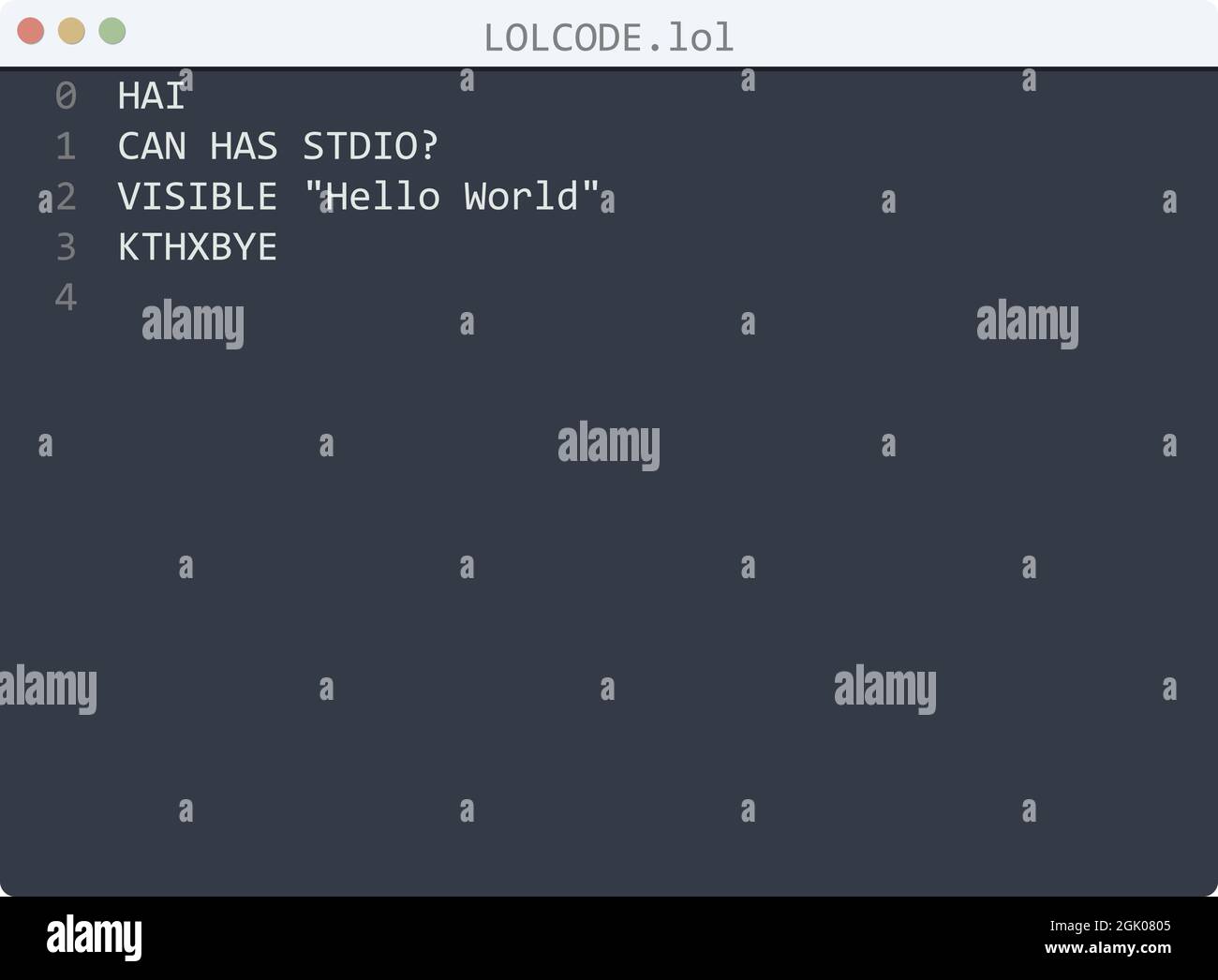 Lolcode hi-res stock photography and images - Alamy