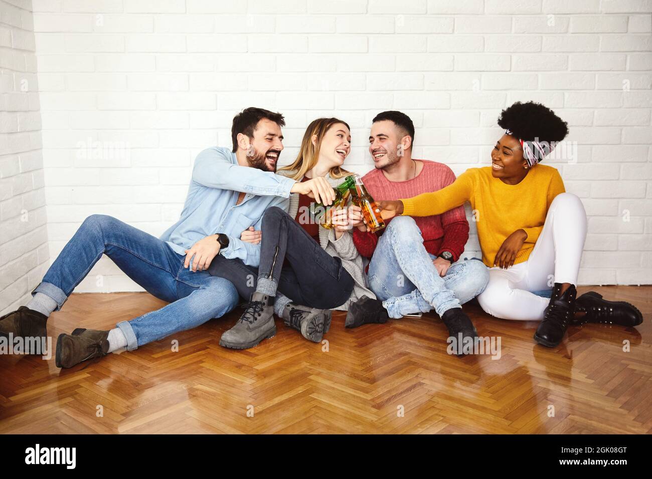Beer cheers woman hi-res stock photography and images - Alamy