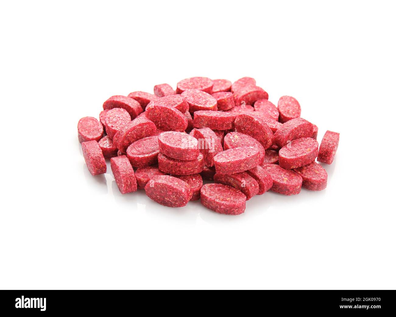Pile of rat poison on white background Stock Photo - Alamy