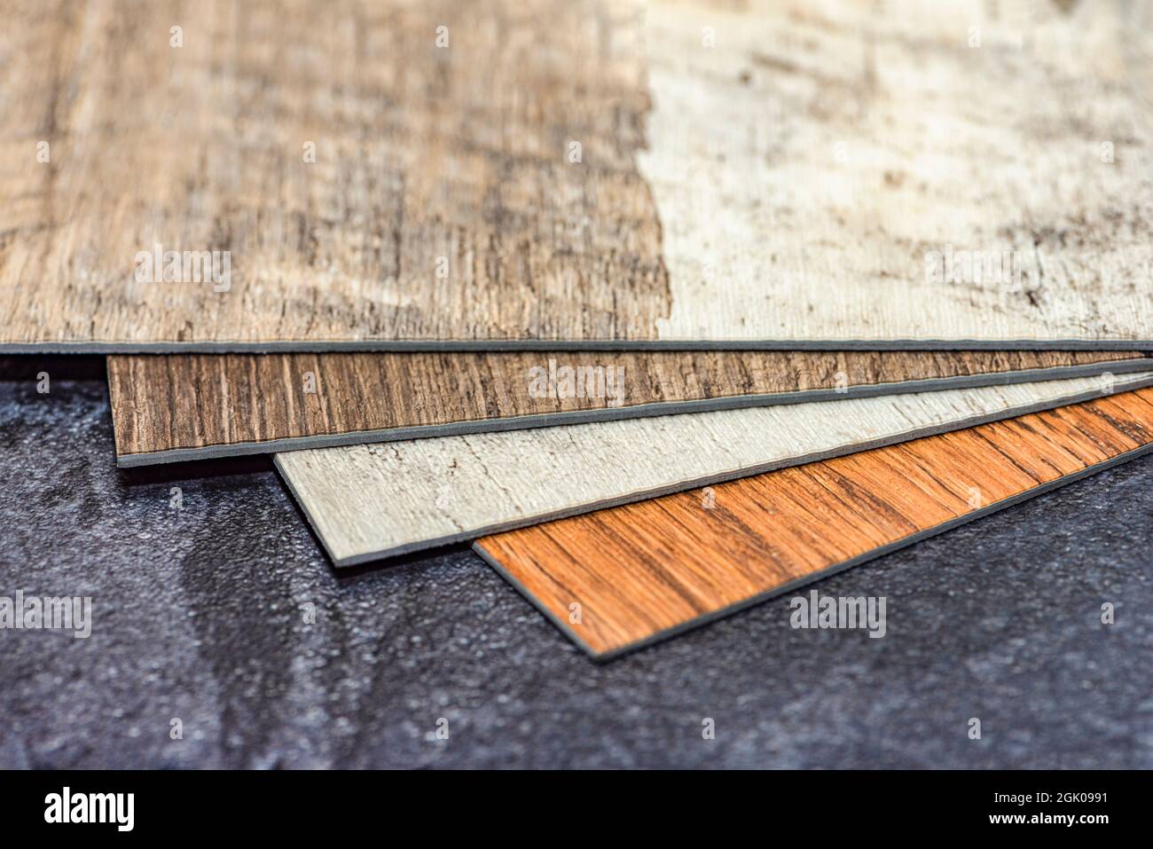 PVC resin vinyl sample, floor design choice with copy space. Easy ...