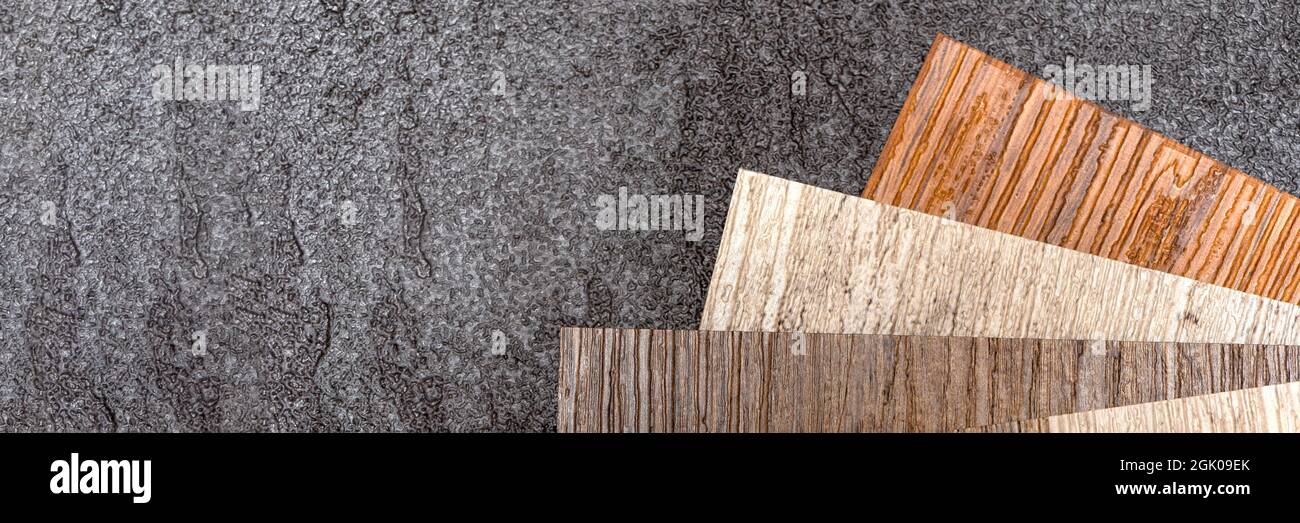 PVC resin vinyl sample, floor design choice with copy space. Easy ...