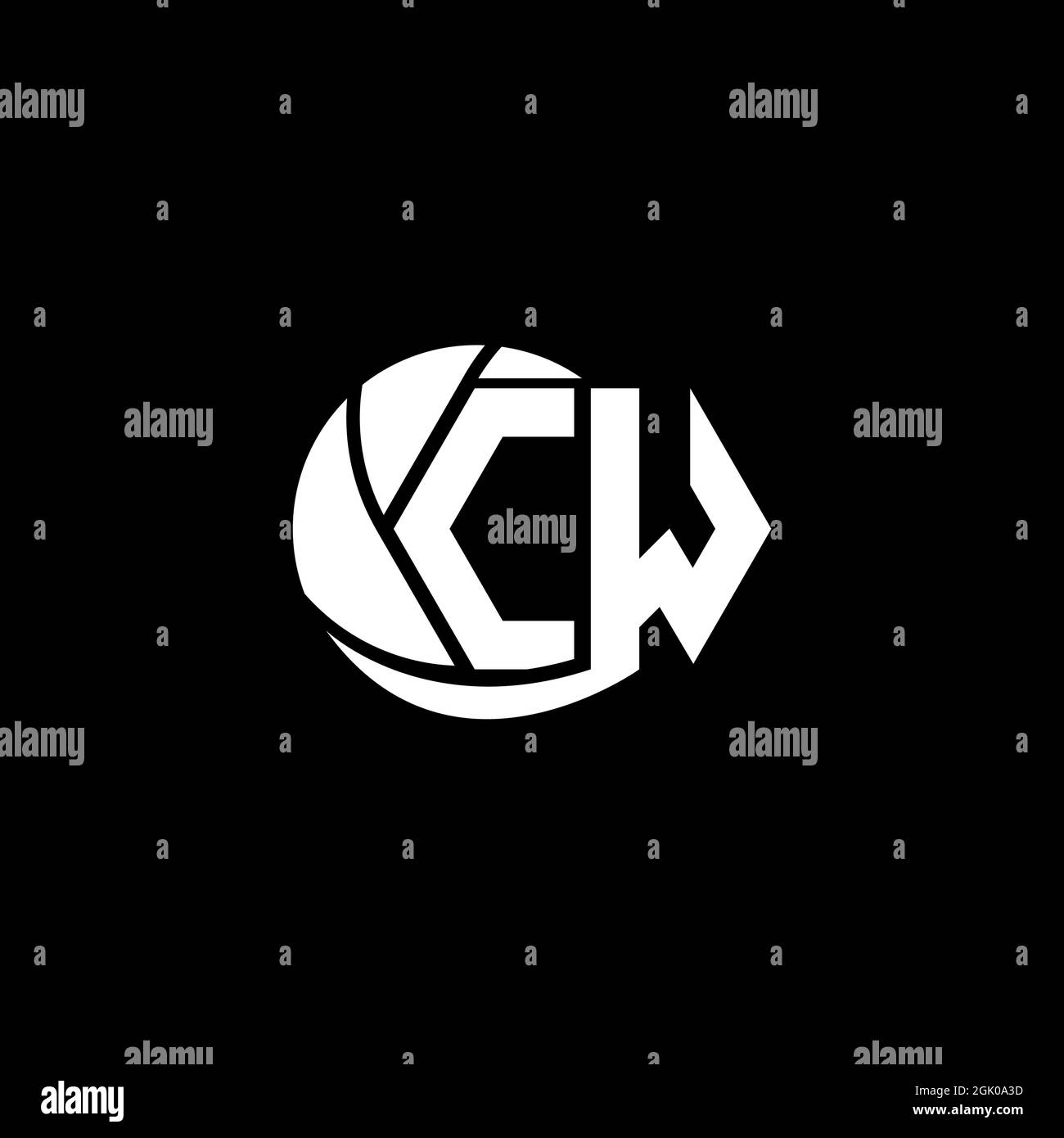 Initial cw logo hi-res stock photography and images - Alamy
