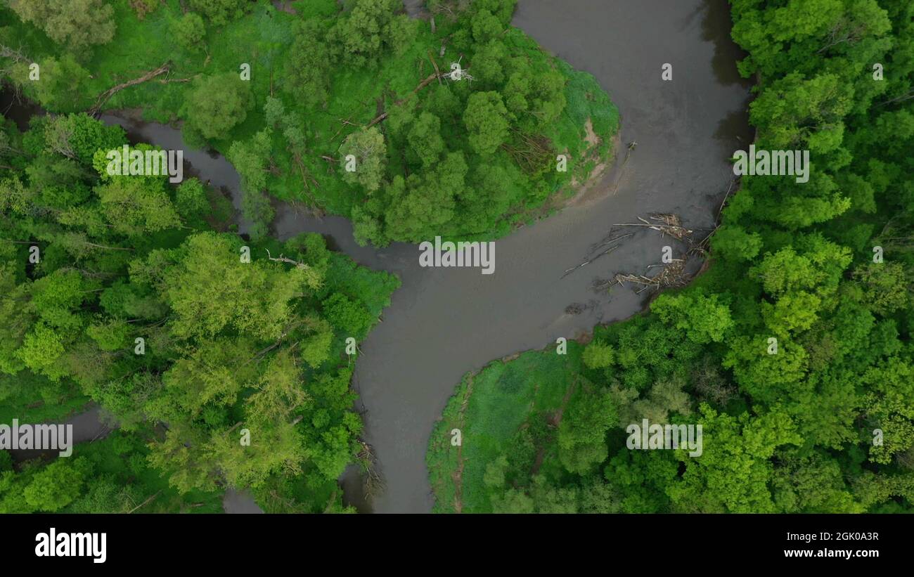 Meanders river delta dron aerial hi-res stock photography and images ...