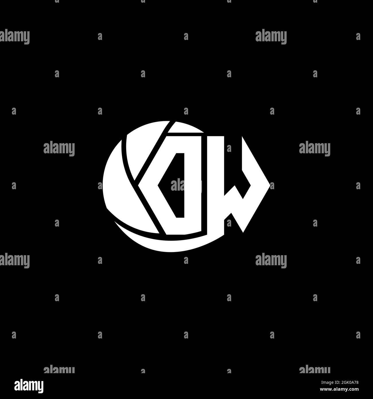 Initial dw logo hi-res stock photography and images - Alamy