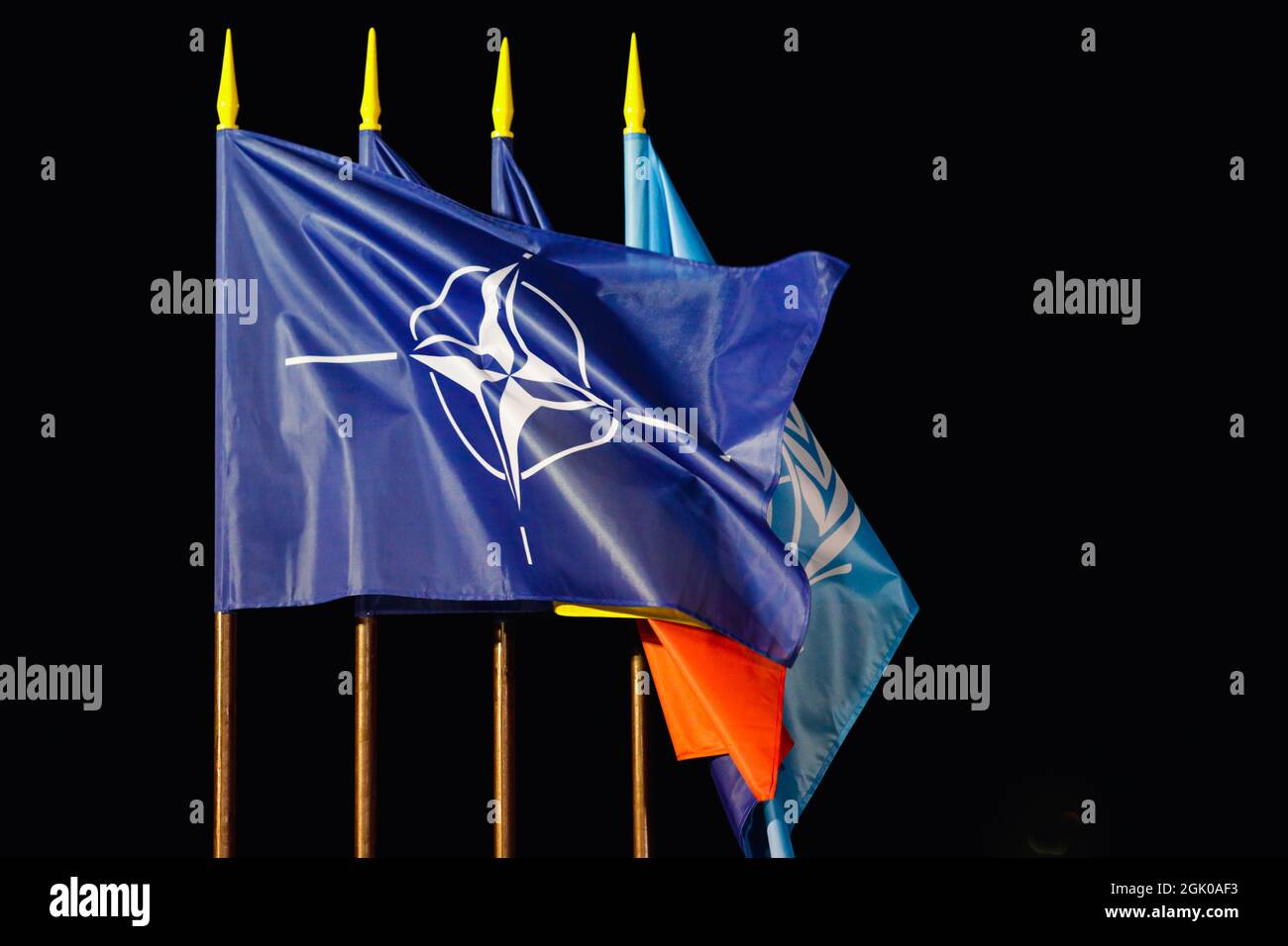 Alliance europe nato flags hi-res stock photography and images - Alamy