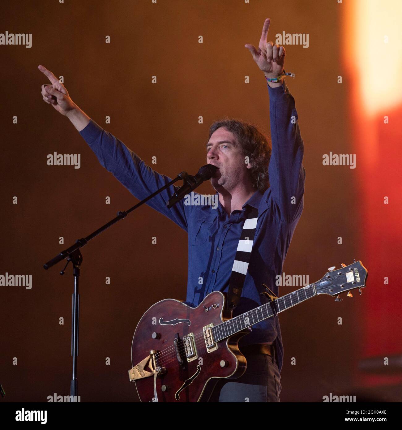 Glasgow, UK. 12th Sep, 2021. PICTURED: Gary Lightbody, frontman, singer ...