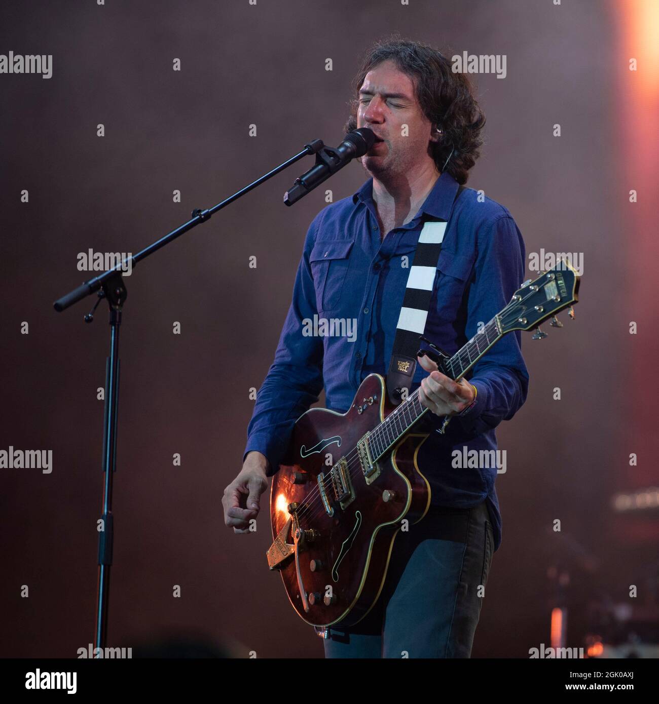 Glasgow, UK. 12th Sep, 2021. PICTURED: Gary Lightbody, frontman, singer ...