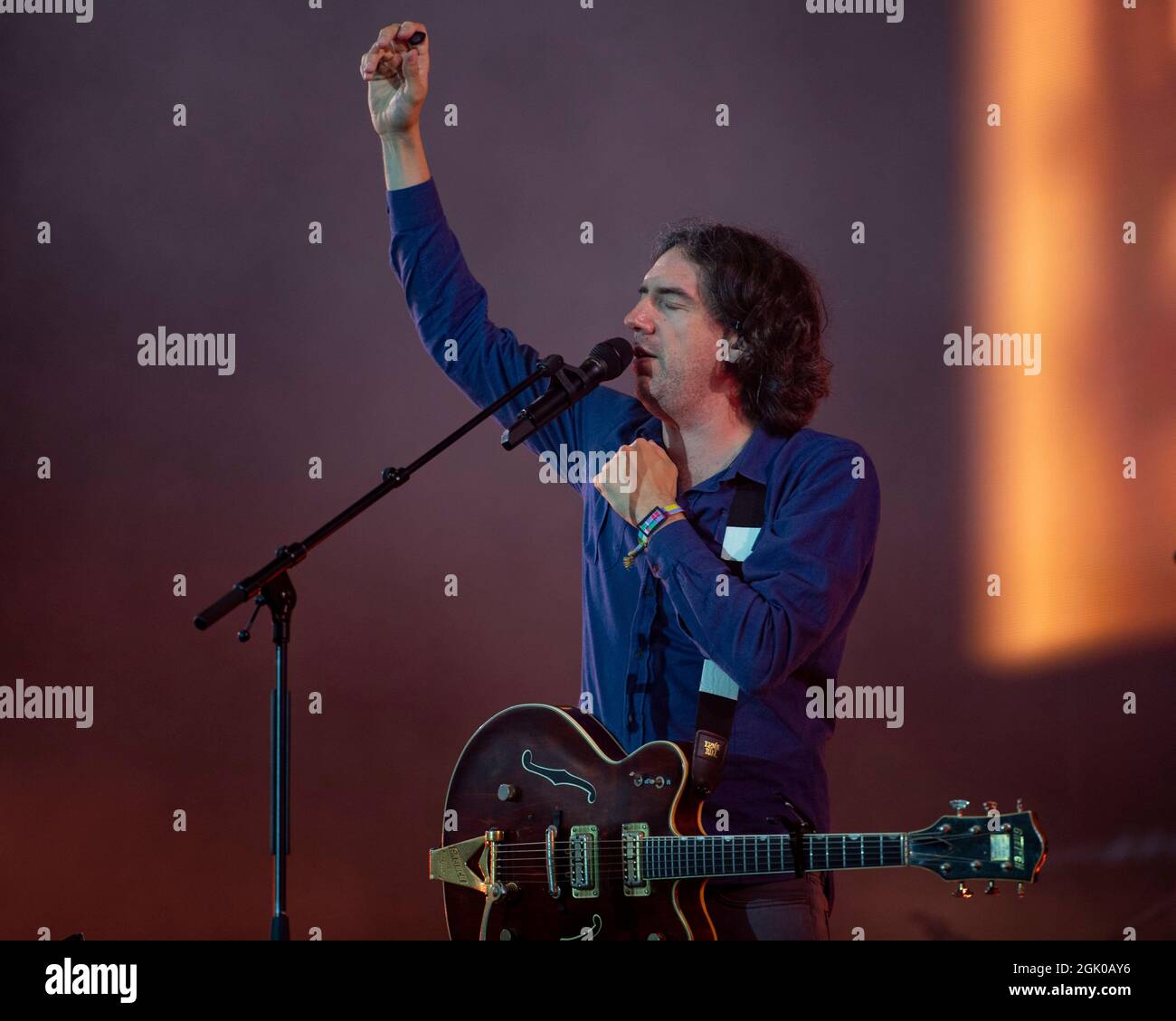 Glasgow, UK. 12th Sep, 2021. PICTURED: Gary Lightbody, frontman, singer ...